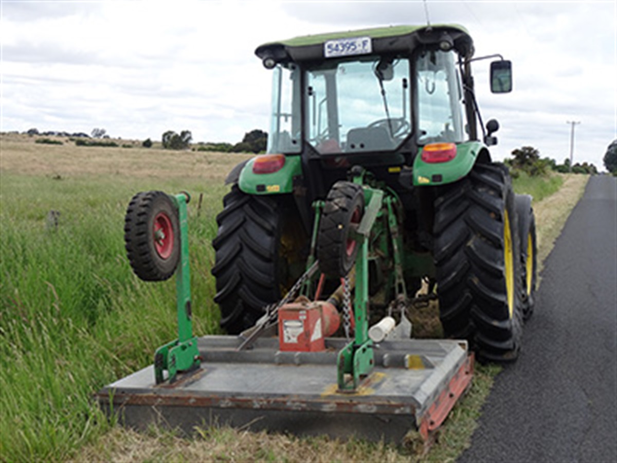 Roadside slashing - Macedon Ranges Shire Council
